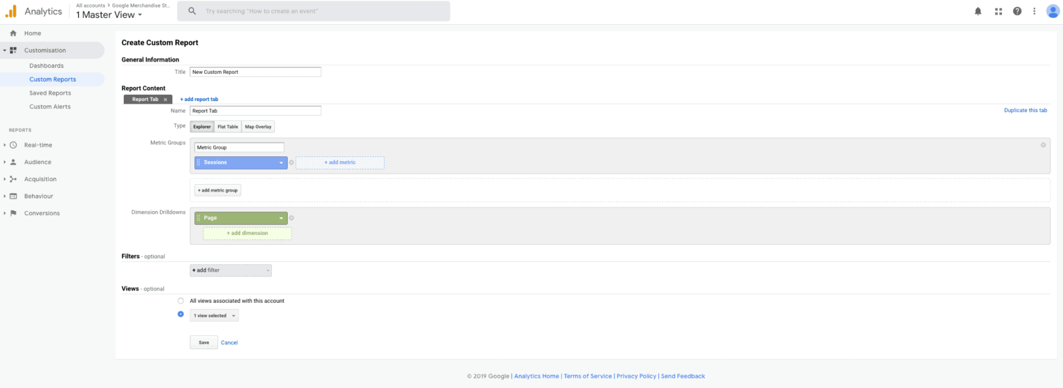 Google Analytics Scopes - Erklärung sowie Cheat Sheet - e-dynamics